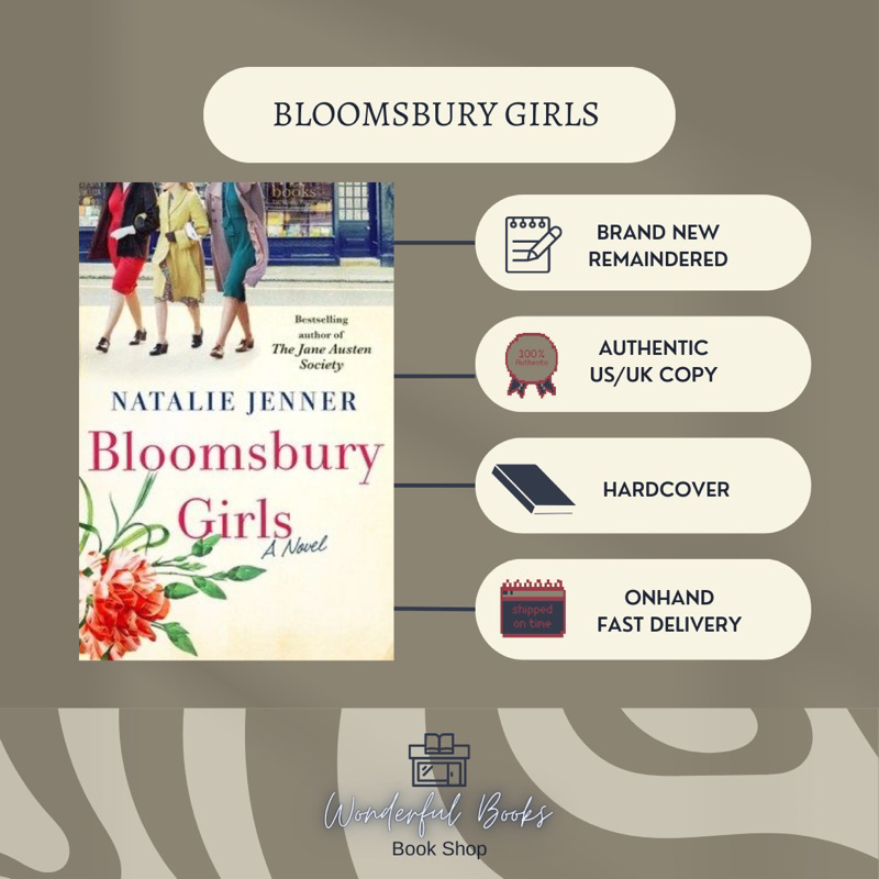 Bloomsbury Girls by Natalie Jenner (Hardcover) | Shopee Philippines