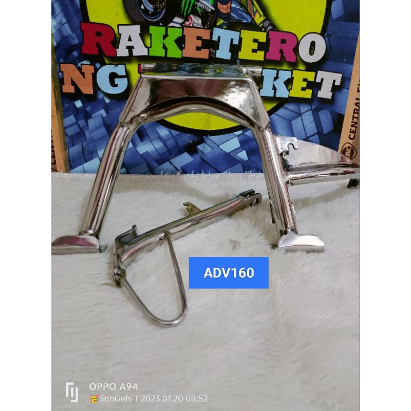 HONDA ADV 160 STAINLESS SIDE&CENTER STAND | Shopee Philippines