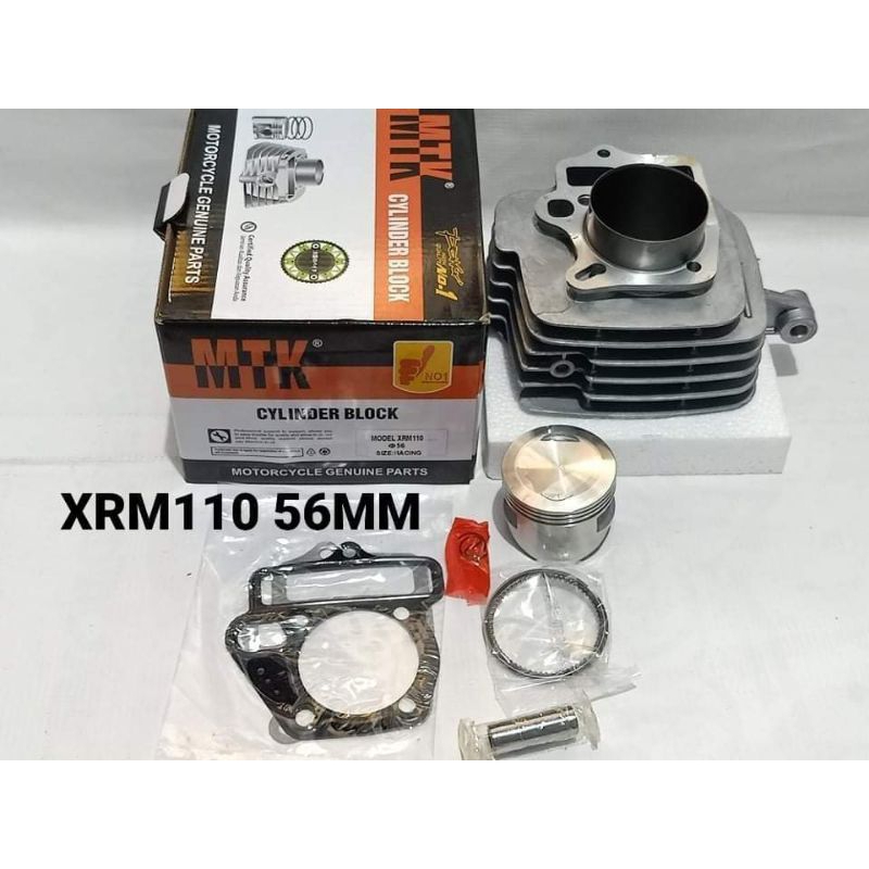 MTK CYCLINDER BLOCK SET XRM110 56MM | Shopee Philippines
