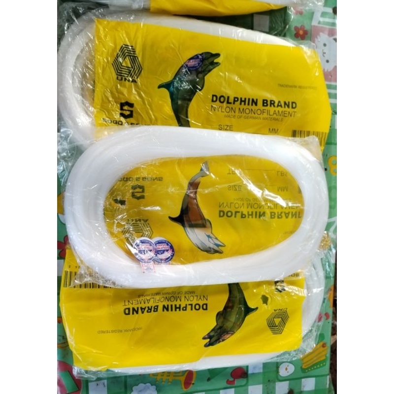 nylon fishing line dolphin white big hank per PACK | Shopee Philippines
