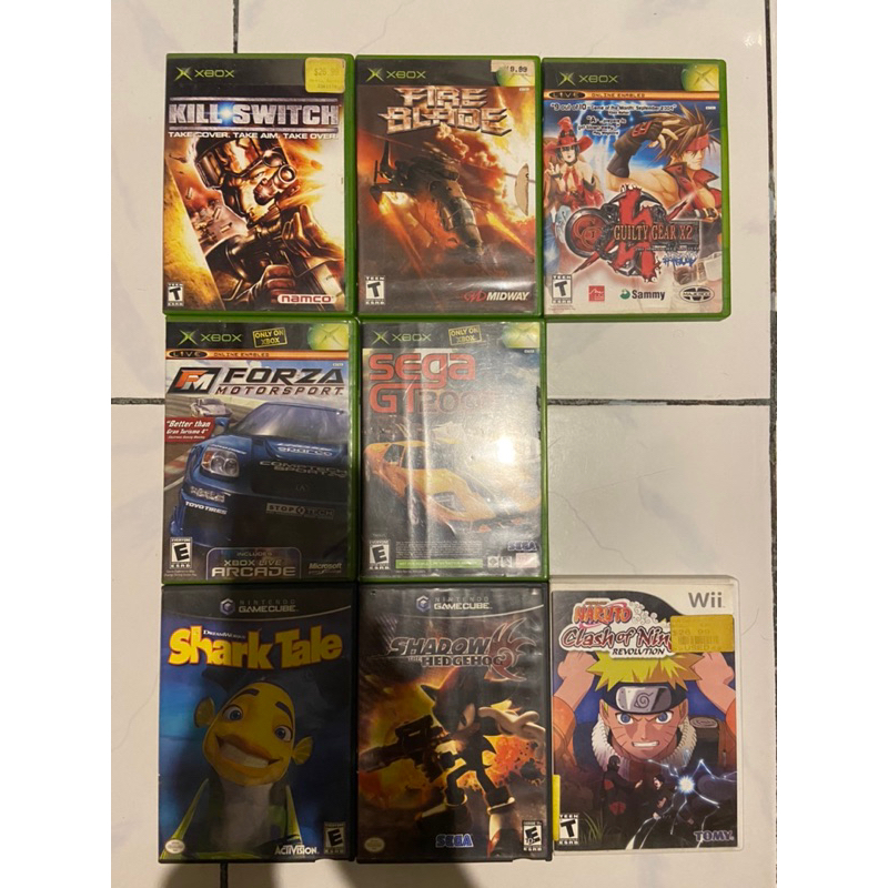 OG XBOX | Game Cube Shadow The Hedge Hog | Wii Naruto | Shopee Philippines