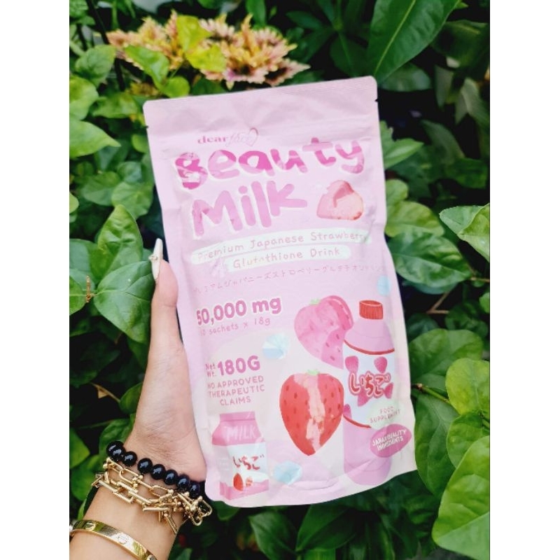 BEAUTY MILK STRAWBERRY!! | Shopee Philippines