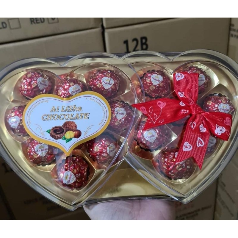 Ai lisha double heart chocolate | Shopee Philippines