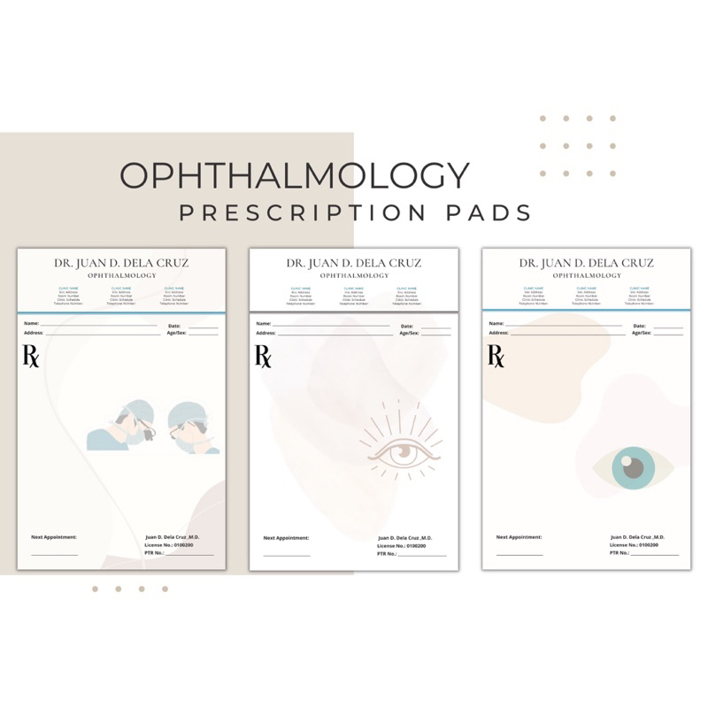 CUSTOMIZABLE RX PAD, PRESCRIPTION PAD, MEDICAL CERTIFICATES ...