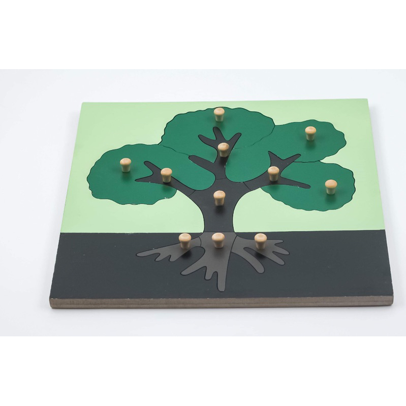 Montessori Botany Zoology Puzzle | Tree | Leaf | Flower | Bird | Fish ...
