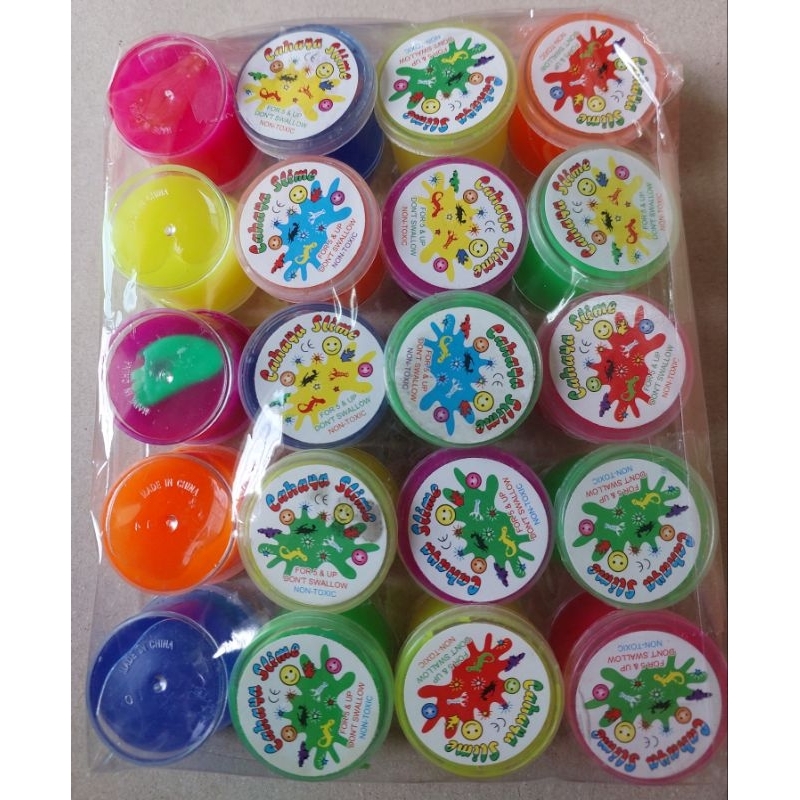 Slime with Animal Character !!! 20pcs/pack | Shopee Philippines