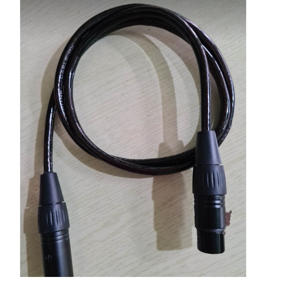 3 Pin XLR Microphone Cable Male To Female Balanced Patch Lead Mic OFC ...