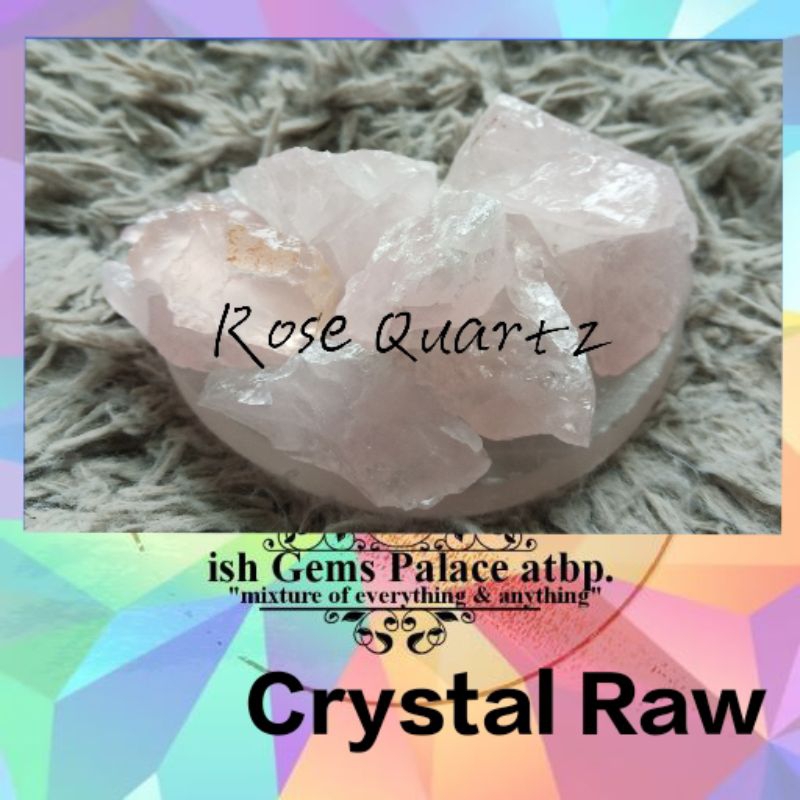 CRYSTAL RAW - Rose Quartz | Shopee Philippines