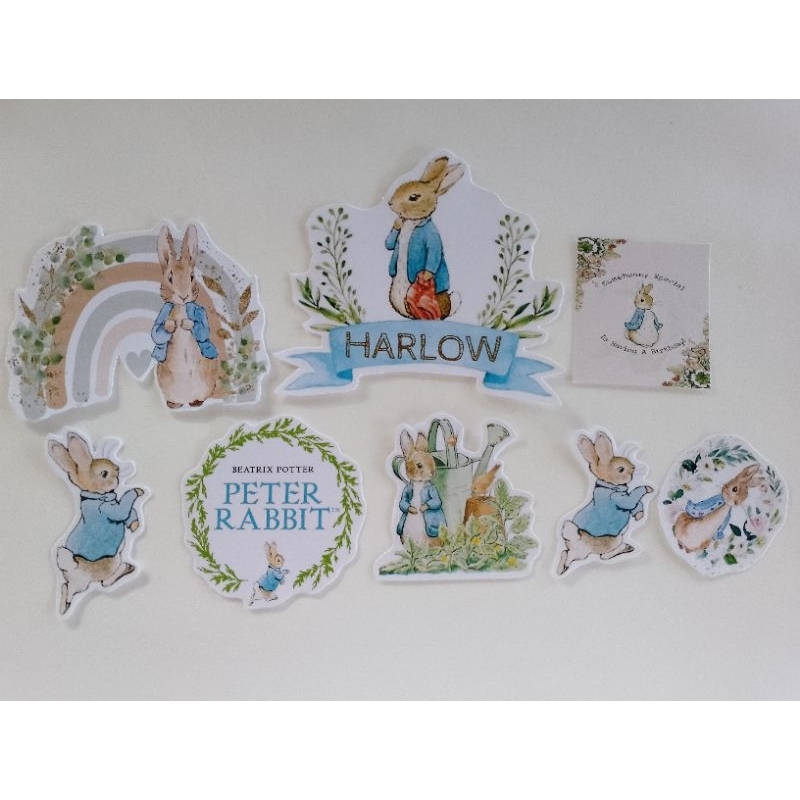 Peter Rabbit Cake Topper (Personalized) | Shopee Philippines