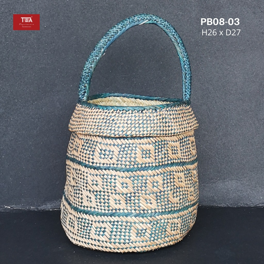 TWWA Tagolwanen Handwoven Sodsod Grass Banig Basket with Traditional ...