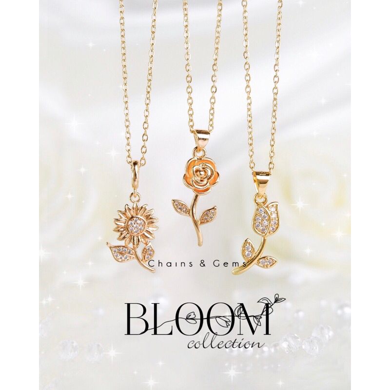 Bloom Collection | NO BOX Included | Chains & Gems | Shopee Philippines