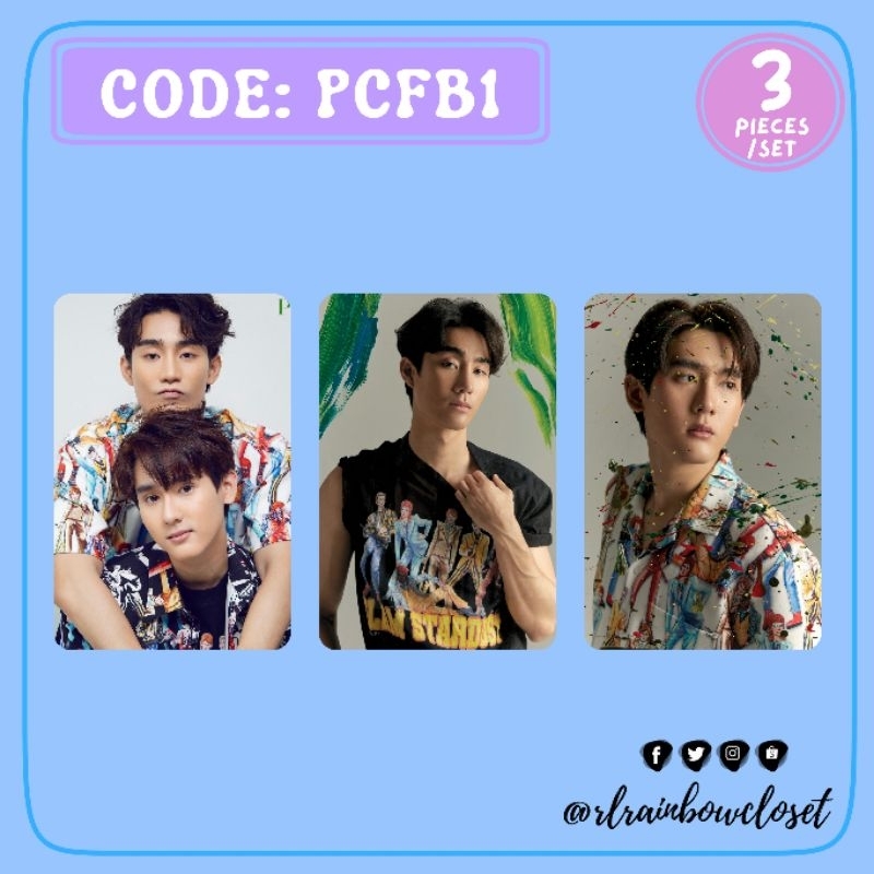 Thai BL ForceBook Photocards Force Jiratchapong Book Kasidet | Shopee ...