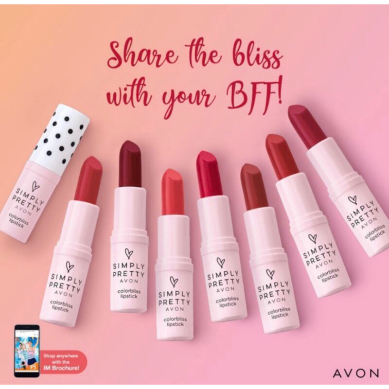 Avon Simply Pretty Colorbliss Lipstick | Shopee Philippines