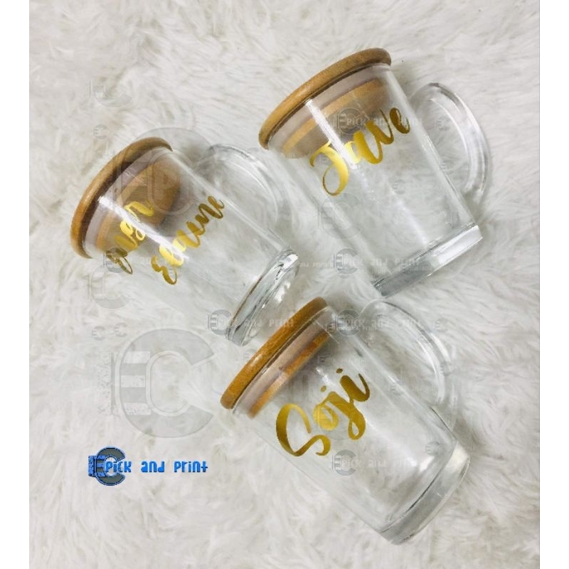 Customized / Personalized Clear Mug for Souvenir Birthday Wedding ...