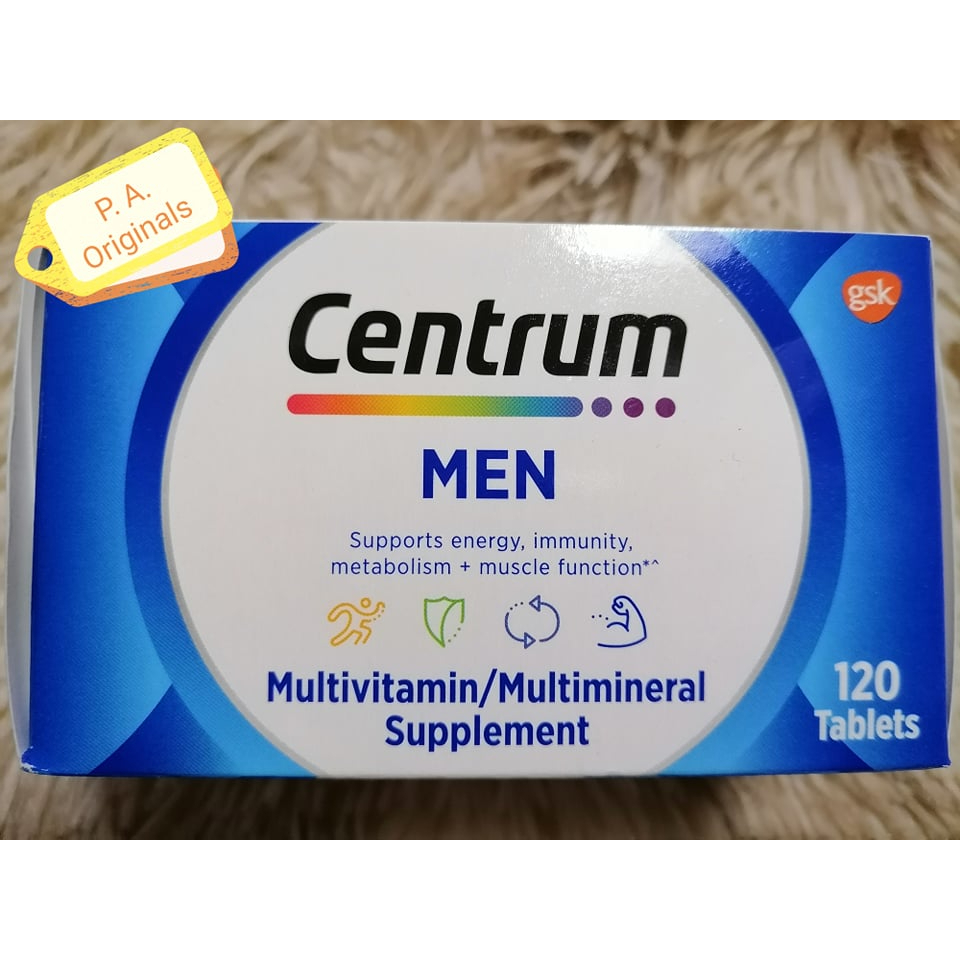 Centrum Men Multivitamins 120 Tabs (Exp 02/24) | Shopee Philippines