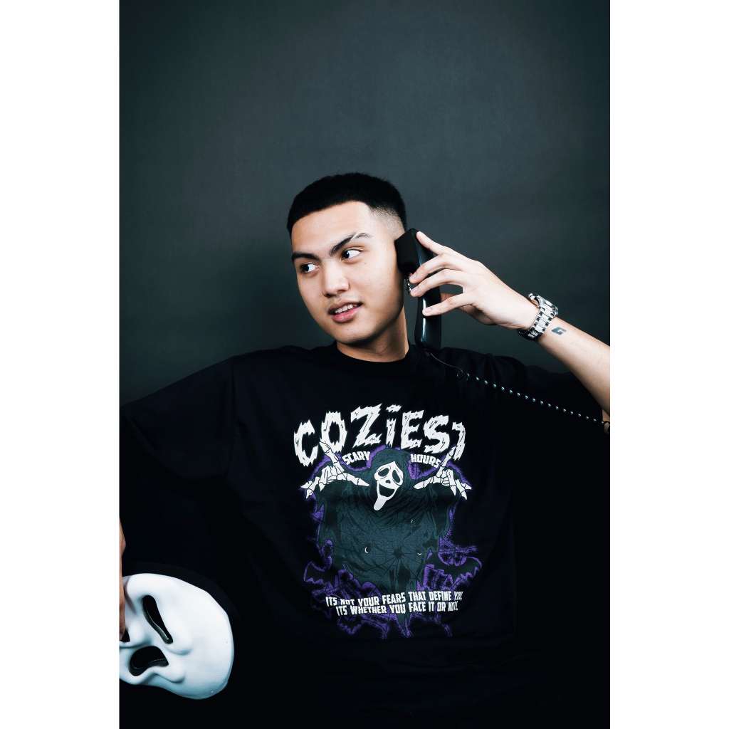 ALL LOCAL BRAND - Coziest "MR. SPOOKY" Men T-Shirt (Black) | Shopee ...