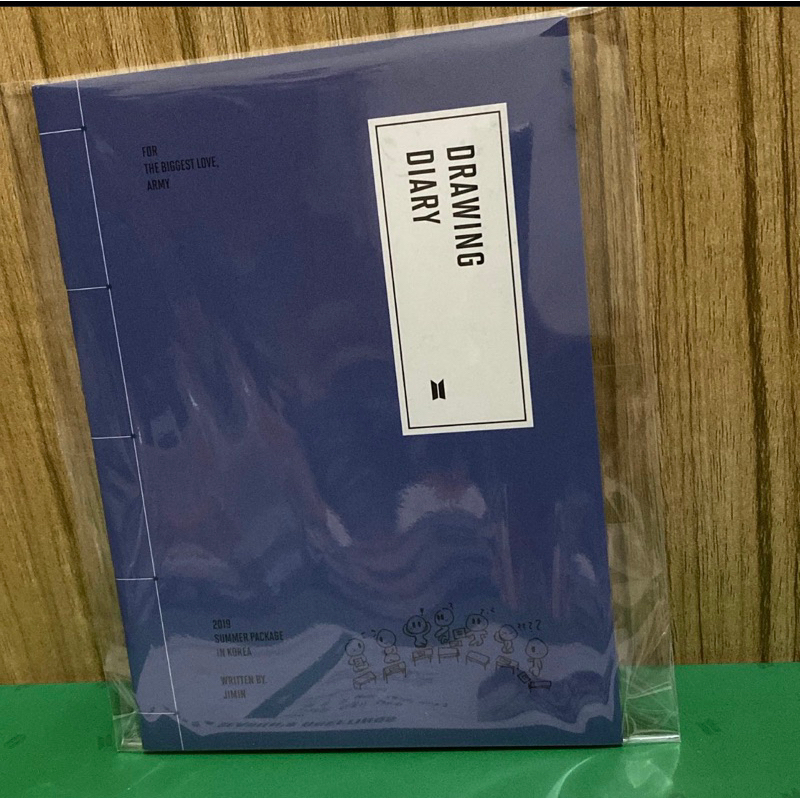 BTS Summer Package 2019 in Korea Random Drawing Diary - Jimin | Shopee ...