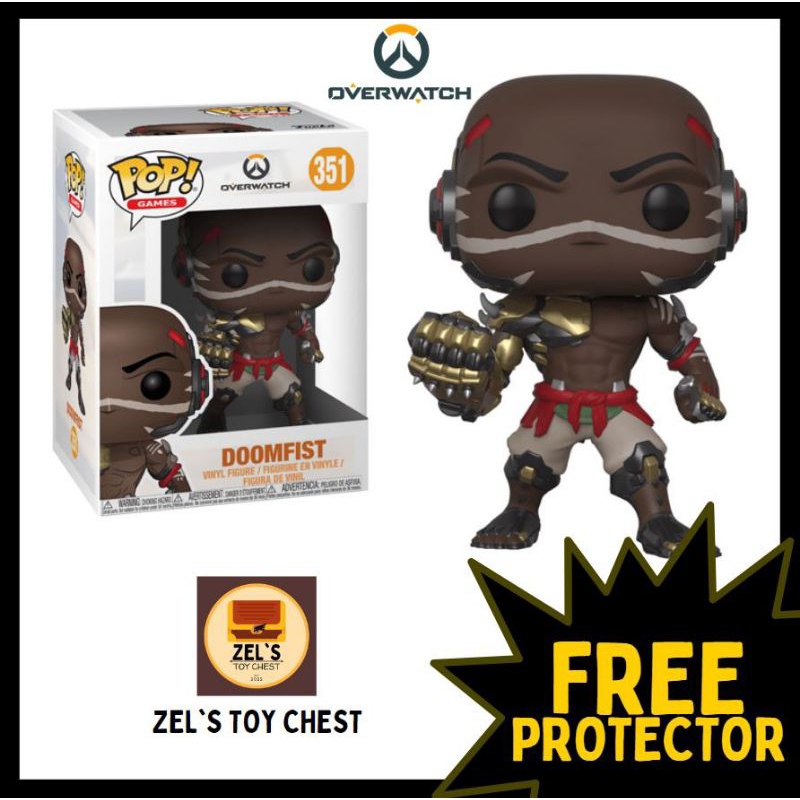 Funko Pop! Overwatch: Doomfist with Free Protector | Shopee Philippines