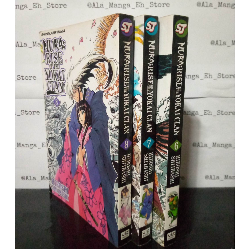 Nura: Rise of the Yokai Clan Vol 6-8 Manga by Hiroshi Shiibashi ...