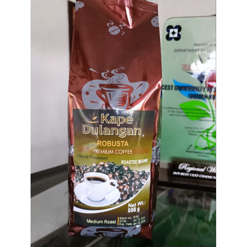 KAPE DULANGAN Robusta Premium Coffee ROASTED BEANS 500g | Shopee ...
