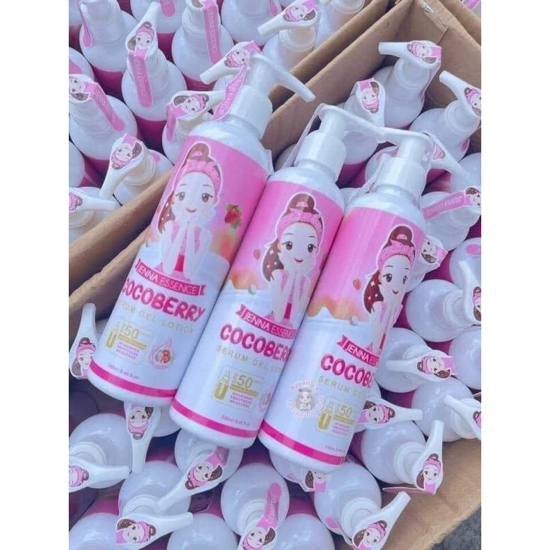 Cocoberry Serum Gel Lotion SPF50 by Jenna Essence | Shopee Philippines