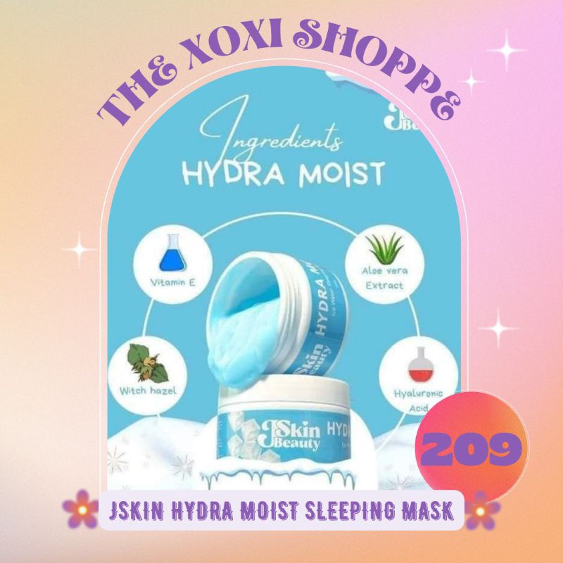 JSkin Hydra Moist Ice Water Sleeping Mask 300ml | Cooling Effect ...