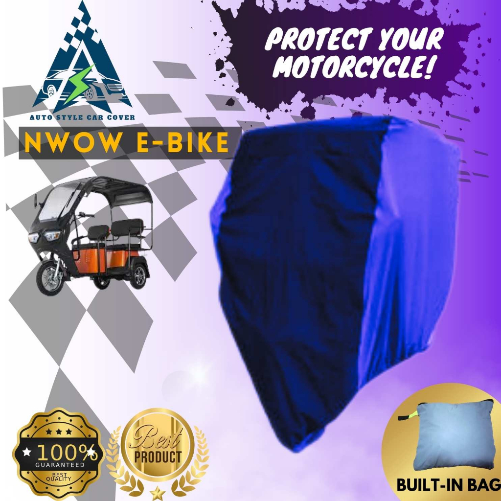 NWOW ERVS 2 E-BIKE 3 WHEELS * HIGH QUALITY WATER REPELLANT AND DUST ...