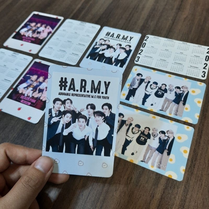 CUSTOMIZED PHOTOCARDS | 2023 POCKET CALENDAR | KPOP JPOP ANIME CUSTOM ...