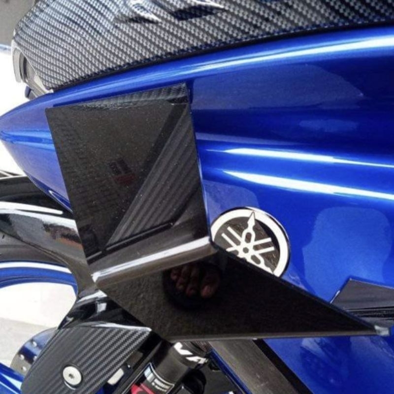 Yamaha Sniper 155 Air Scoop Winglet Fiber Black Glossy with 3M | Shopee ...