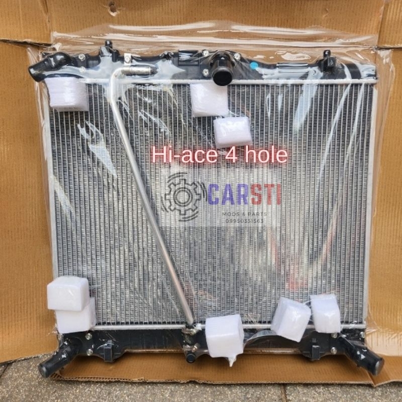 Radiator Hiace Toyota 36mm 3 row 2007-13 Manual Automatic 4 Hole ...