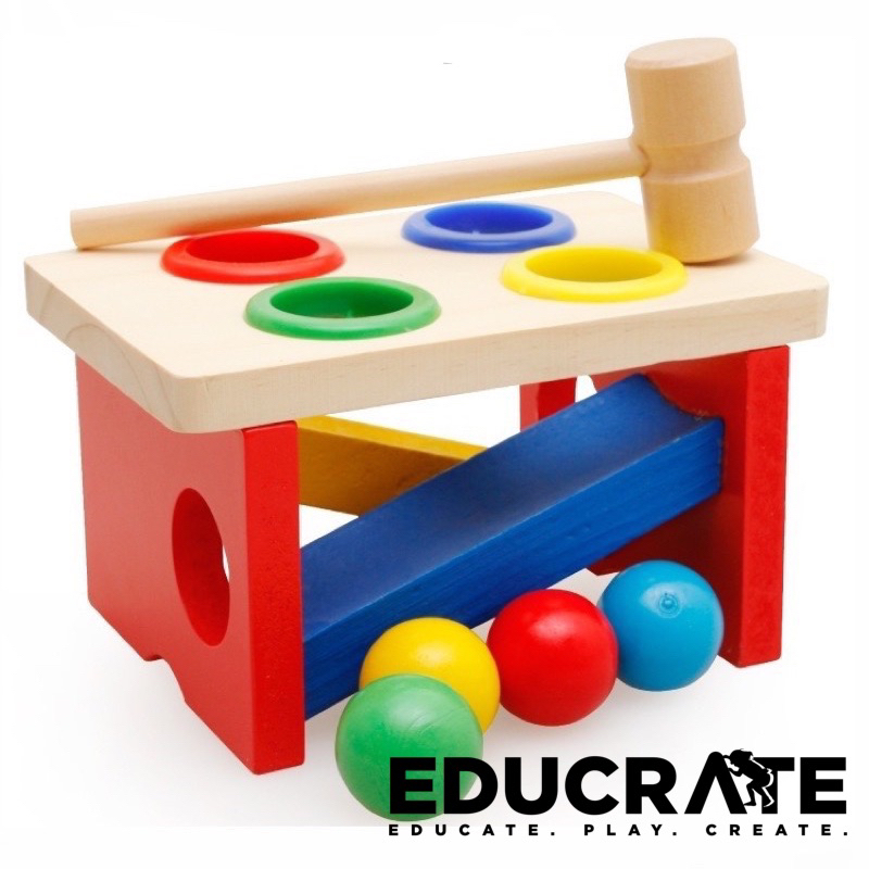 educratePH hammering ball with ramp / pounding toy kids toddler ...
