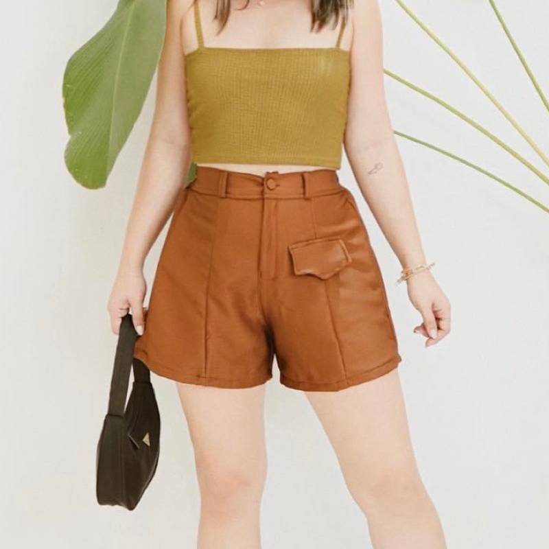 Karley Shorts — One Sided Fake Pocket | Flair Clothing | Shopee Philippines