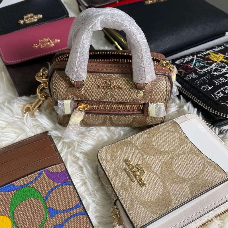 Mini Rowan Satchel Bag Charm In Signature Canvas | Shopee Philippines