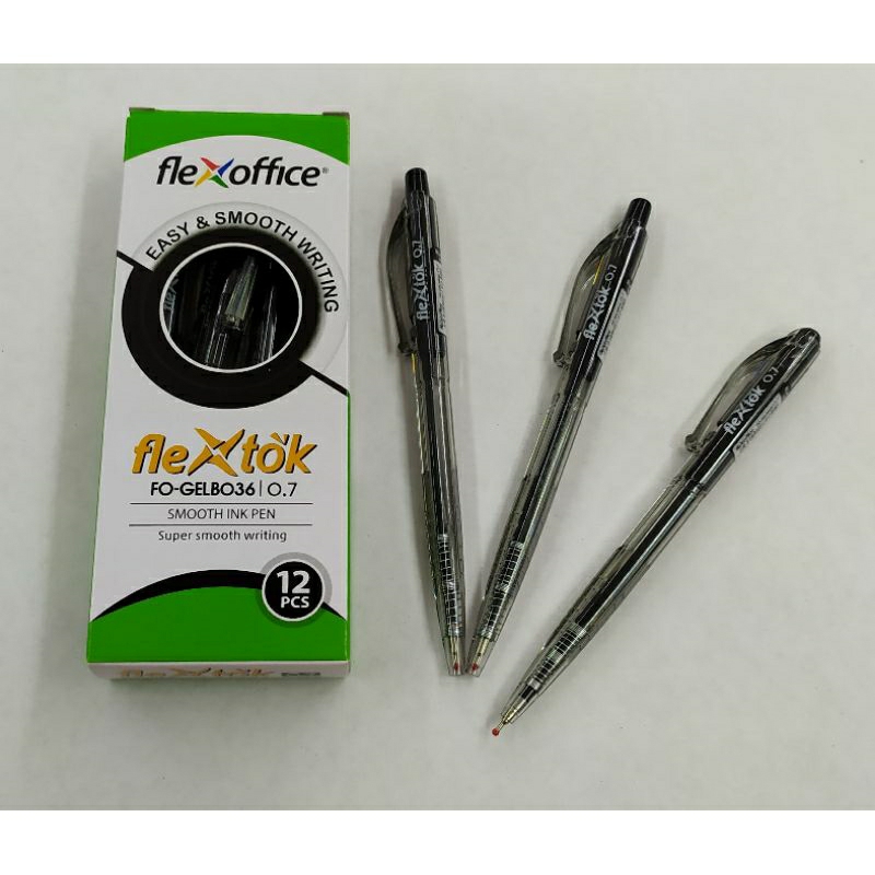 12pcs/Box FLEXTOK BALLPEN FlexOffice 0.7 | Shopee Philippines