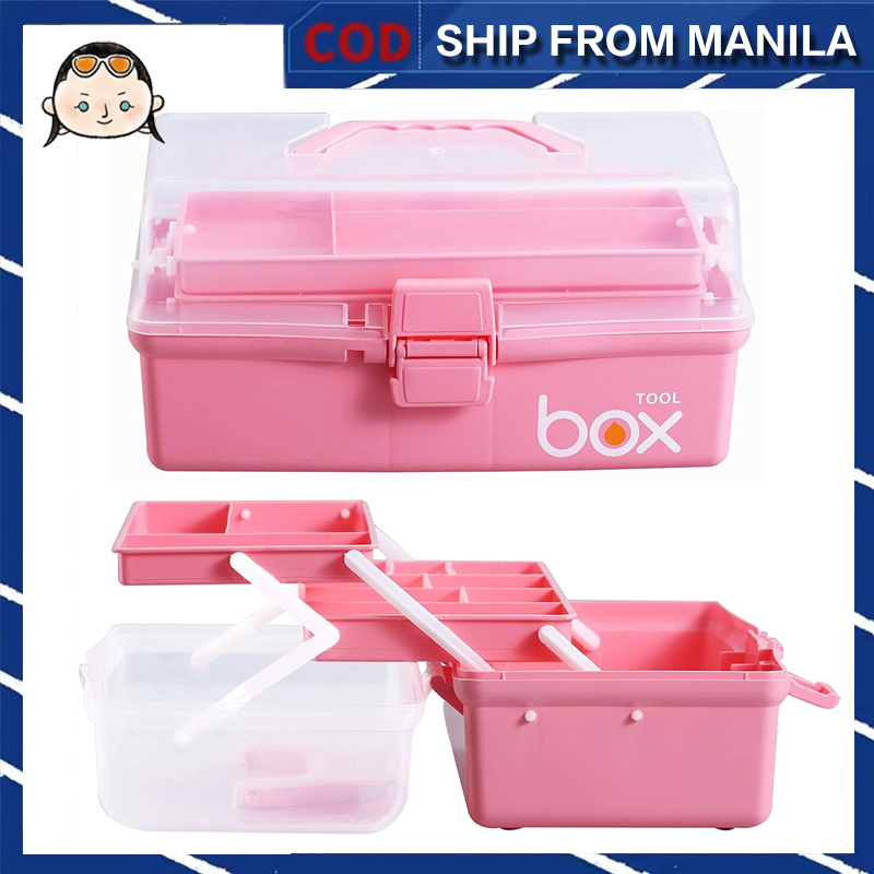 Utility Tool Box Medical Storage 2 Layers Organizer medicalbox storage ...