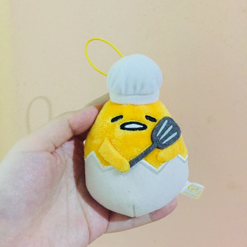 Sanrio Chef Gudetama plush charm | Shopee Philippines