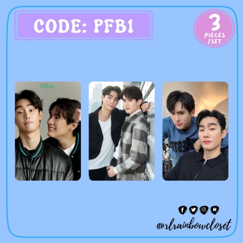 Thai BL ForceBook Photocards Force Jiratchapong Book Kasidet | Shopee ...