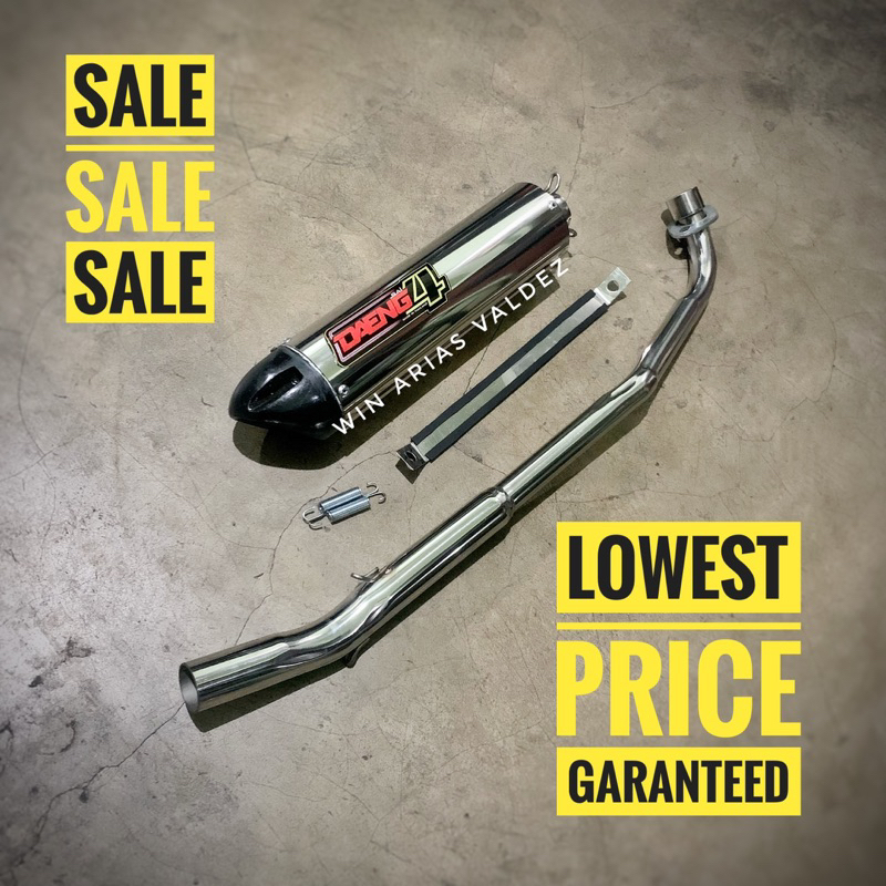 PowerPipe Motorcycle Exhaust Muffler 32mm for wave xrm dash smash ...