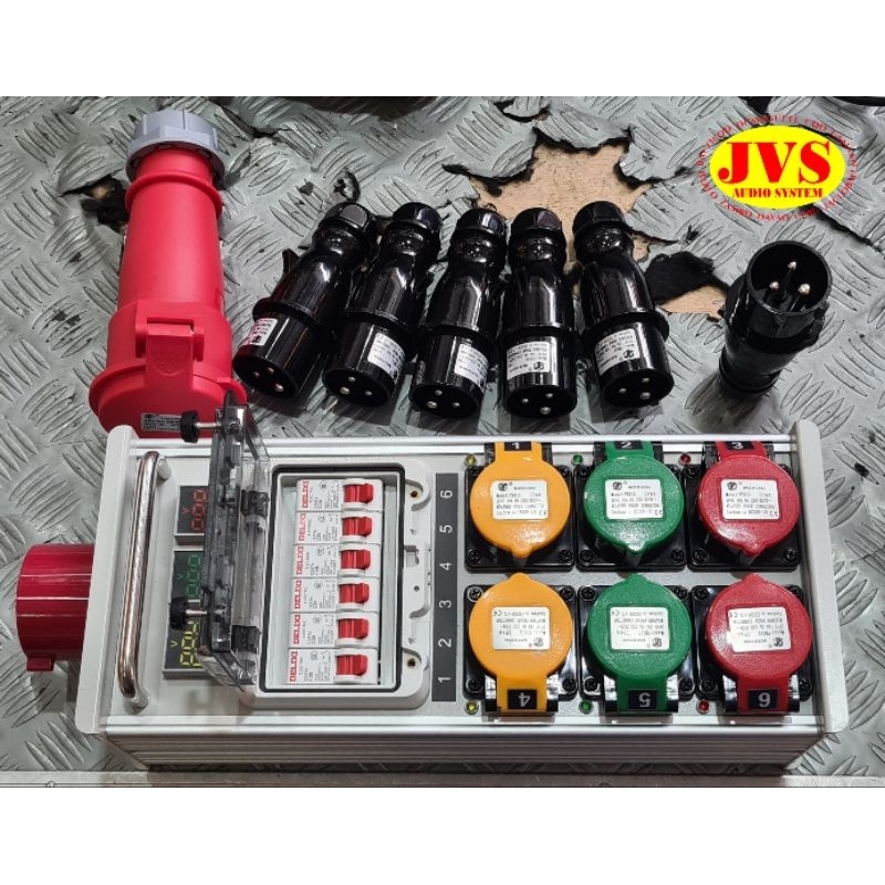 Zeus Power Distributor 6 inputs Waterproof with individual Breaker | Shopee Philippines