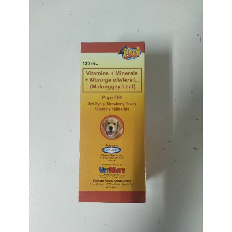 Papi OB Syrup (Vitamins + Minerals) 120mL | Shopee Philippines