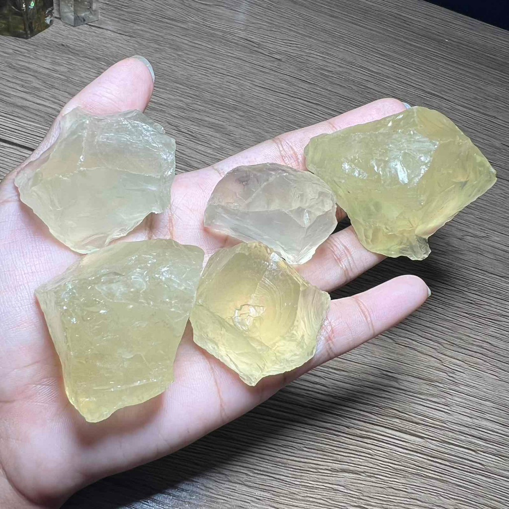 Natural Crystal Stone Raw Chunk Lemon Citrine Quartz 1 pc Only | Shopee ...