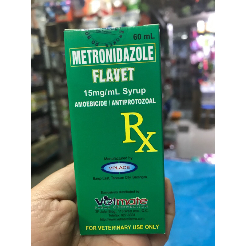 Papi Flavet Metronidazole 60ml | Shopee Philippines