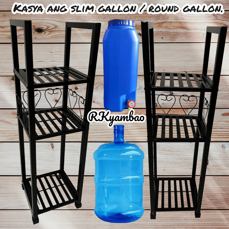 Mineral Water Rack Stand - For Slim|Round Gallons / RKyambao | Shopee ...