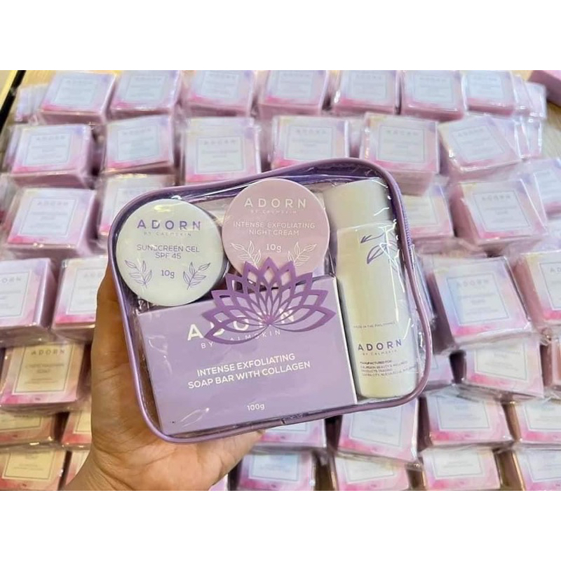 ADORN Rejuvenating Set Intense Exfoliating Set | Shopee Philippines