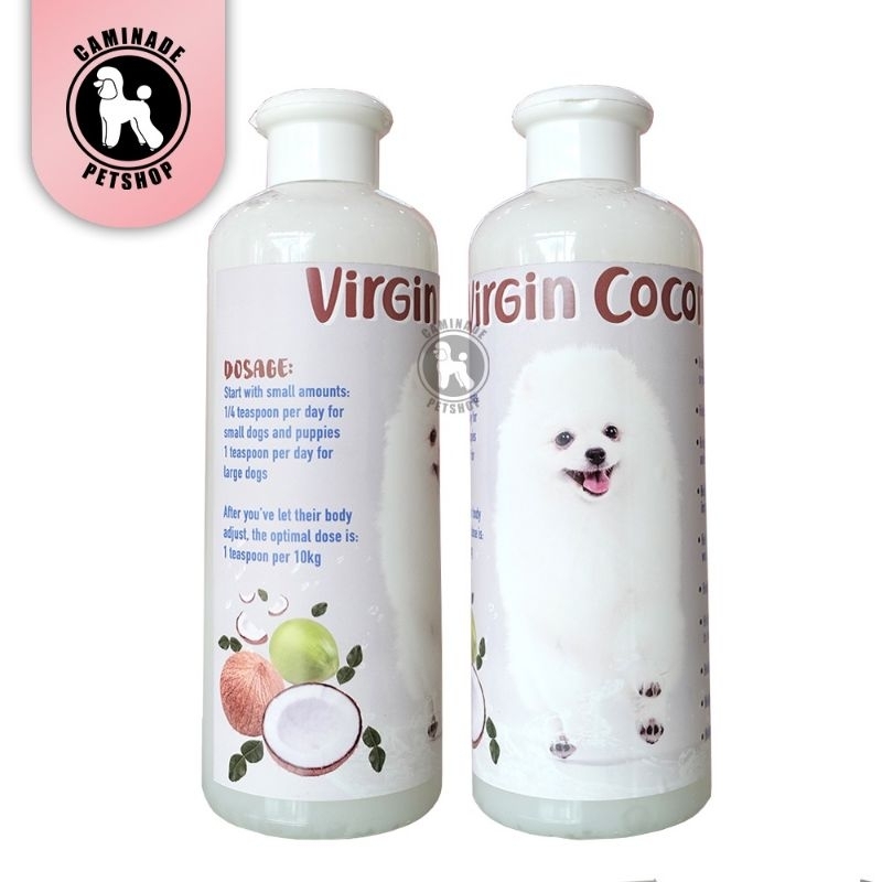 Virgin Cucunot oil For Dogs VCO For Dogs Coat Supplement 150ml & 500ml ...