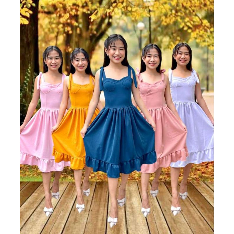 Azalea Dress (plain) | Shopee Philippines