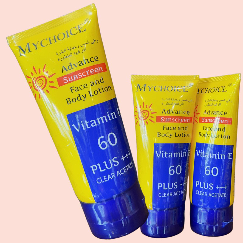 MY CHOICE FACE AND BODY SUNSCREEN with SPF 60+++ | Shopee Philippines