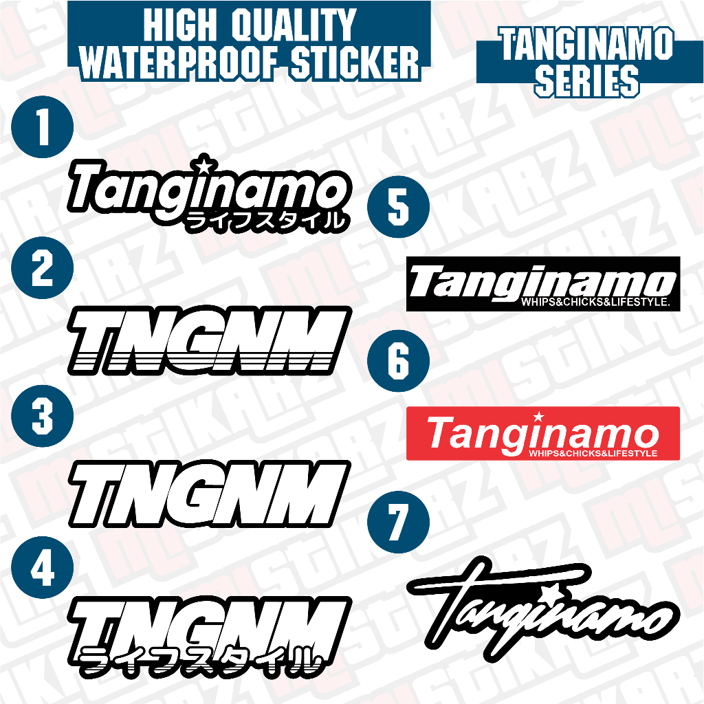 Tngm Vinyl Waterproof Sticker | Shopee Philippines