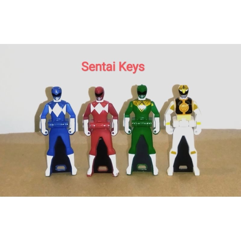 Mighty Morphin' Power Rangers Sentai Keys 4 pcs. | Shopee Philippines