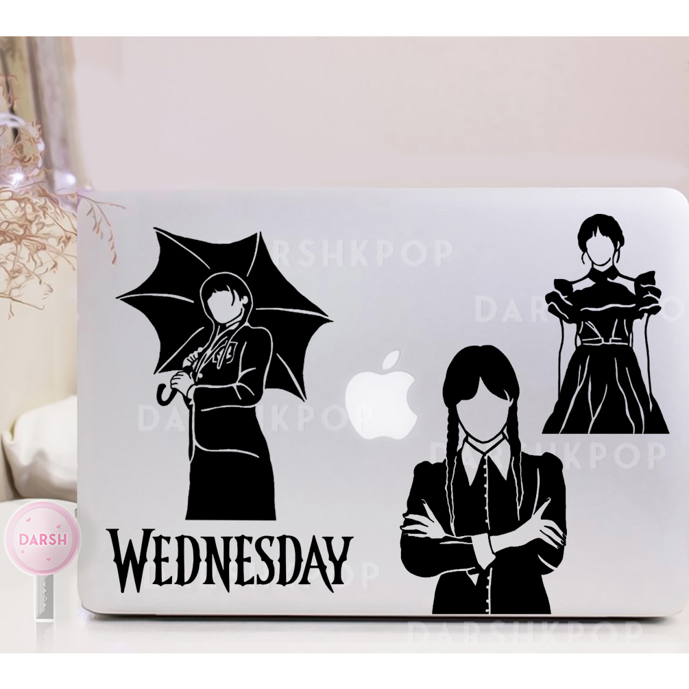 Wednesday Adams Edition Waterproof Decal Stickers Car Tumbler motor ...